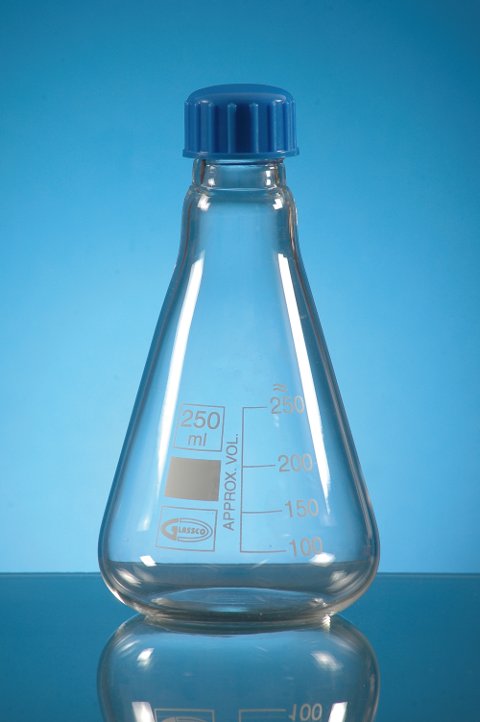 FLASK CONICAL SCREW CAP 500 ML